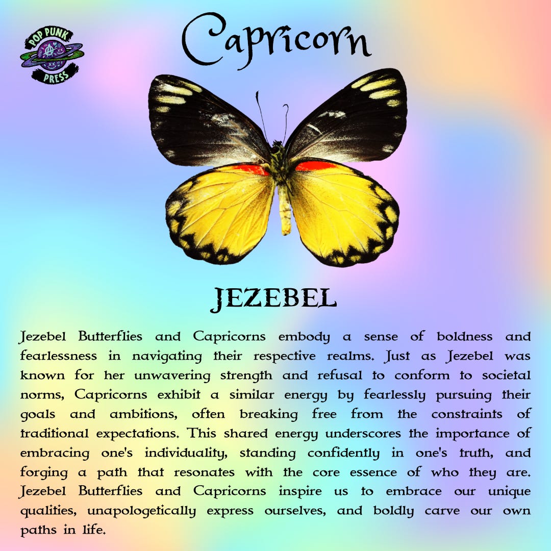 Zodiac Signs as Butterflies - by Lady Aethelwyne