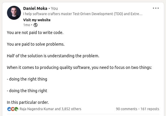 The Secret To Clean Code - by Daniel Moka
