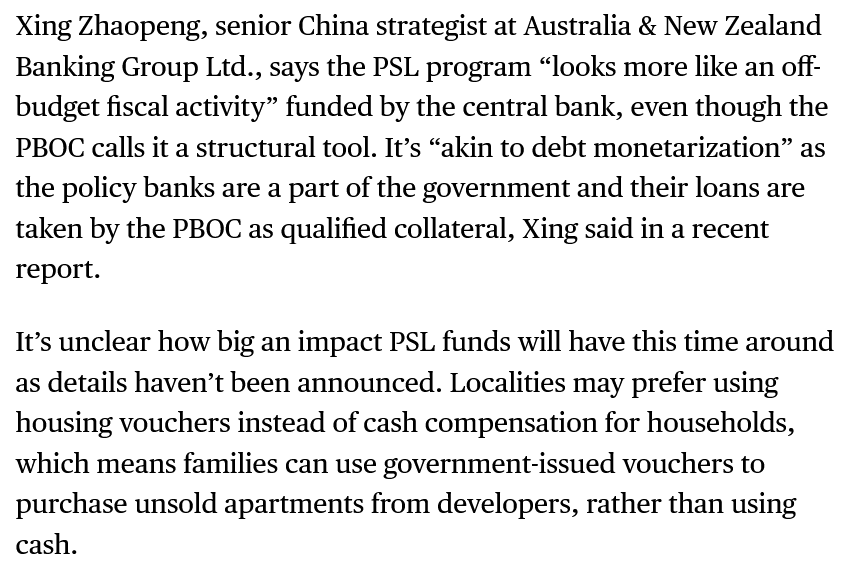 Chinese-Style Quantitative Easing Emerges as Property Fix Option