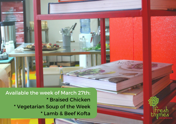 This Week's Menu @ Fresh Thymes Marketplace