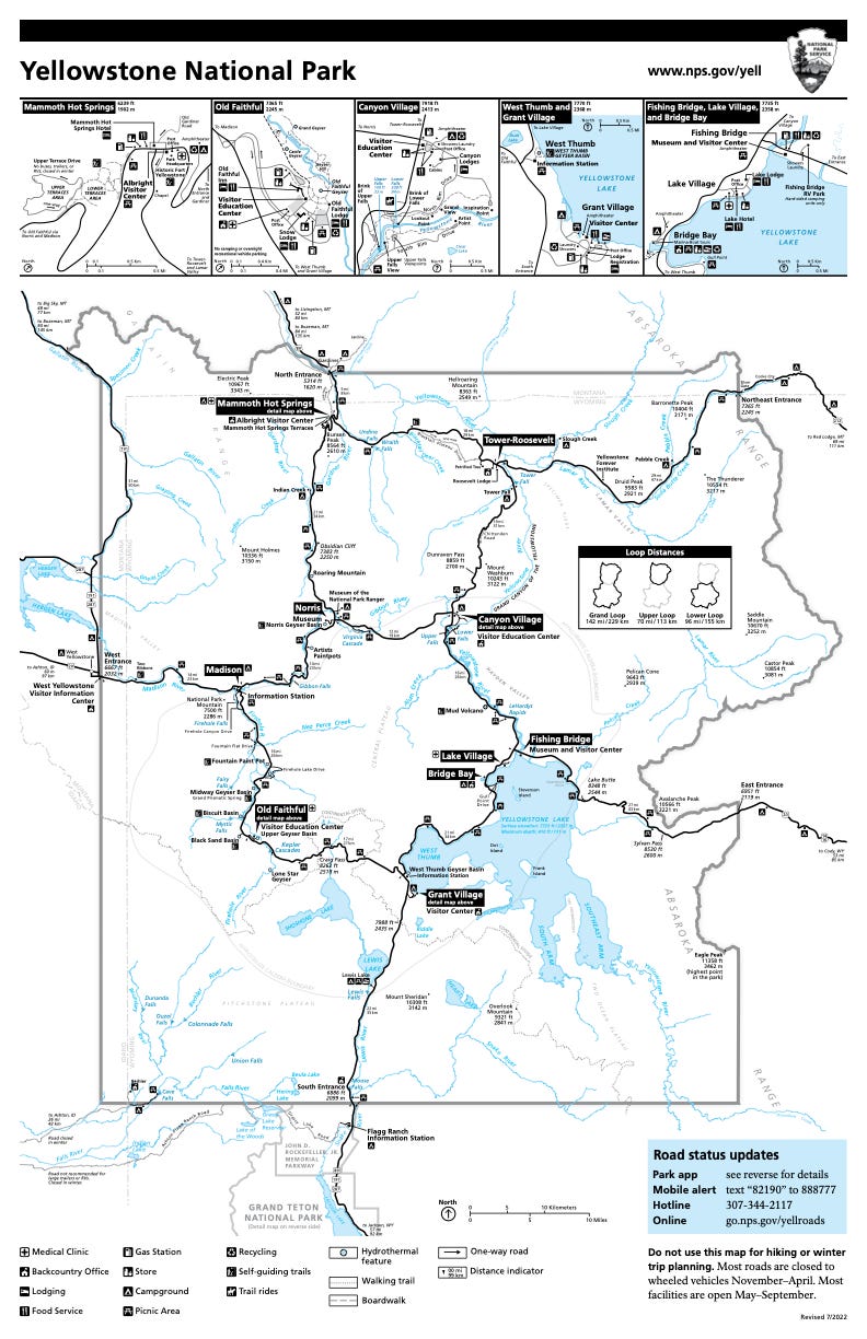 Visiting Yellowstone - Part One