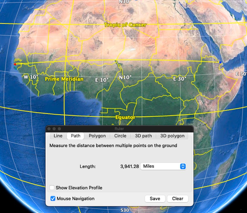 Around the world in three numbers - by Brian Rendell