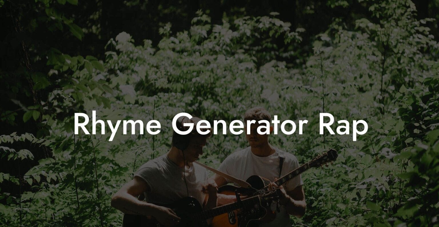 Boost Your Songwriting with a Rhyme Generator: The Ultimate Tool for ...