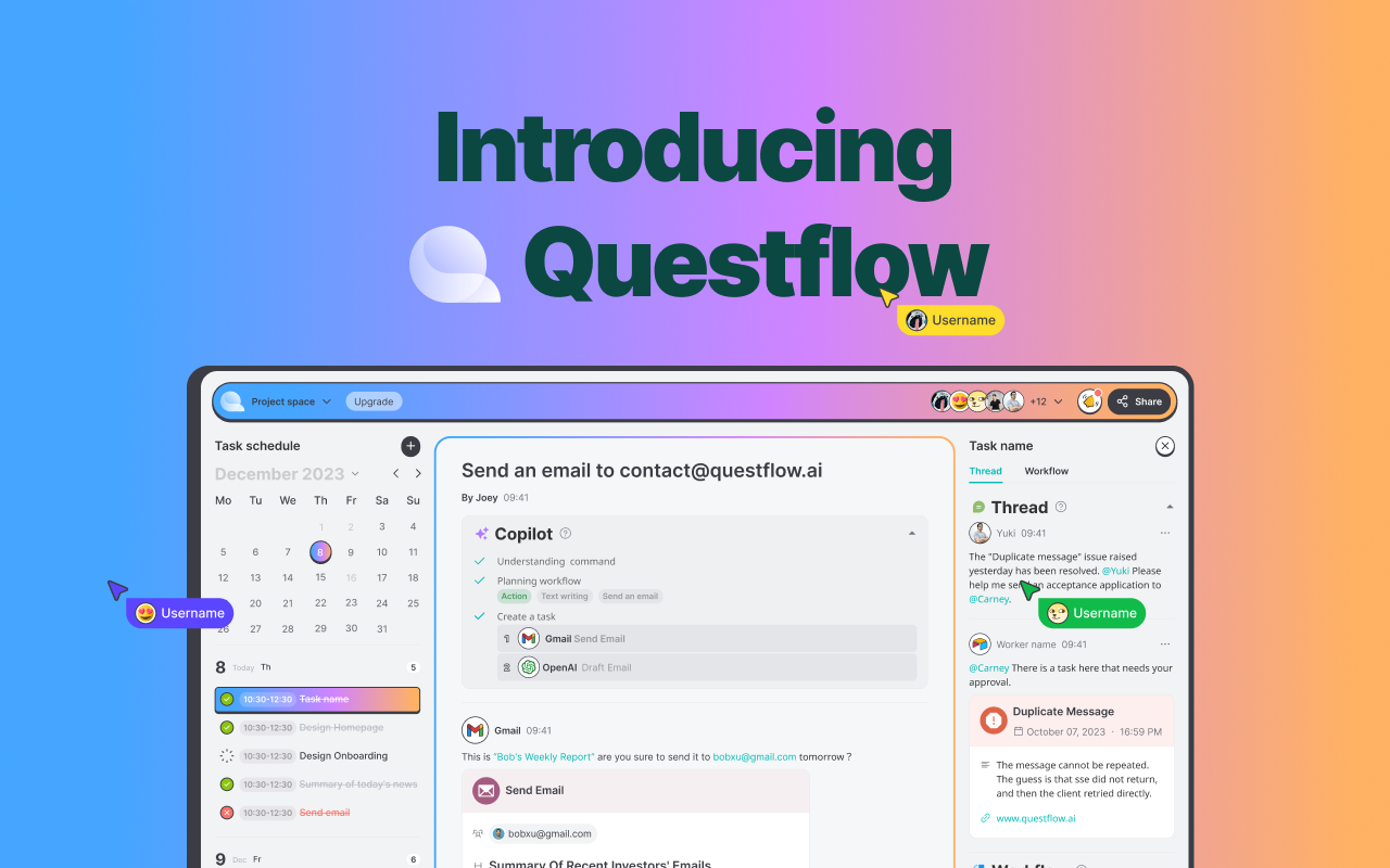 Questflow Launch on Product Hunt 🚀🔥 - by Bob Xu
