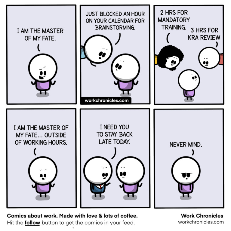 (comic) Master of my fate - Work Chronicles