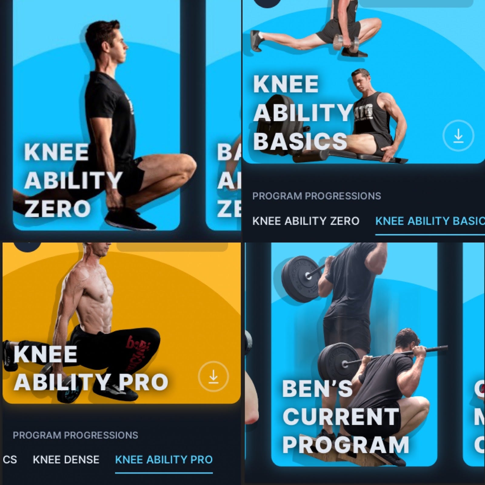 Knee Ability Zero, Basics & Pro - by Ben Patrick