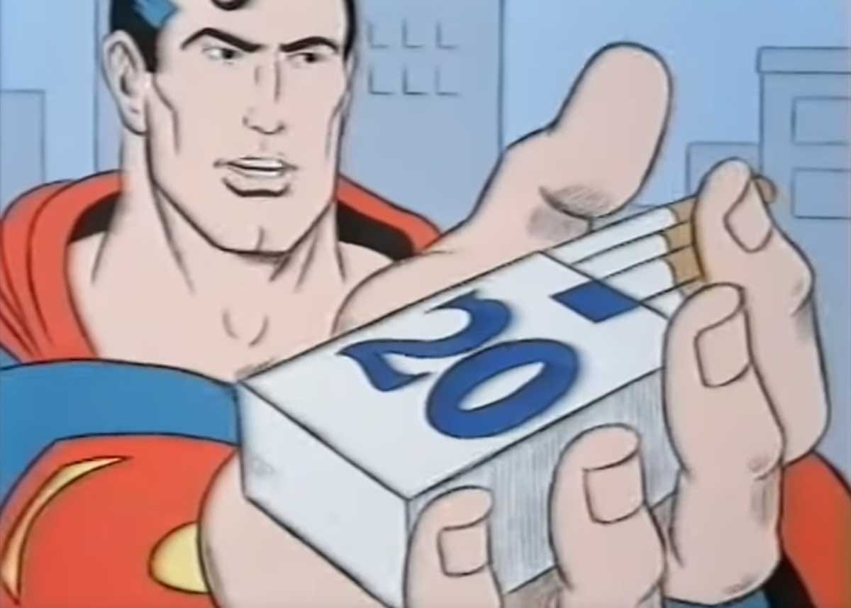 Superman Anti-Smoking PSA - The Retroist