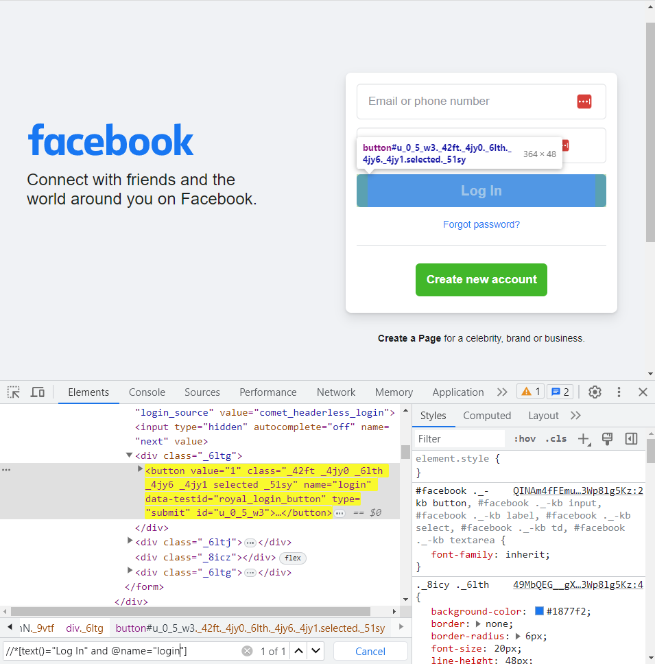 Xpath: Encuentra cualquier elemento en una página web