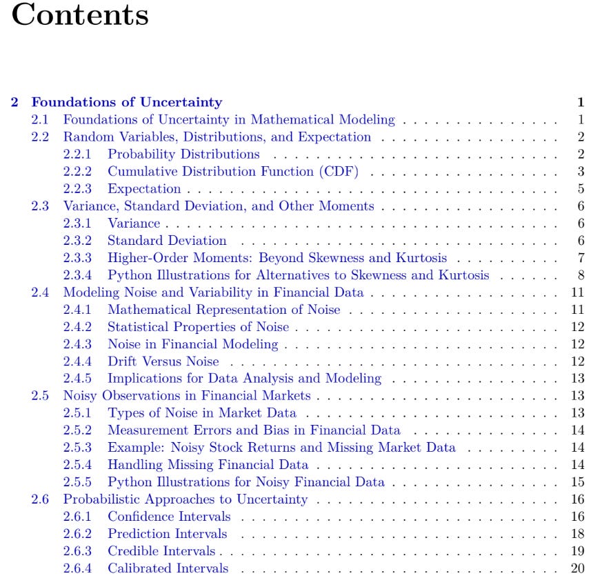Lecture #2 - Foundations of Uncertainty