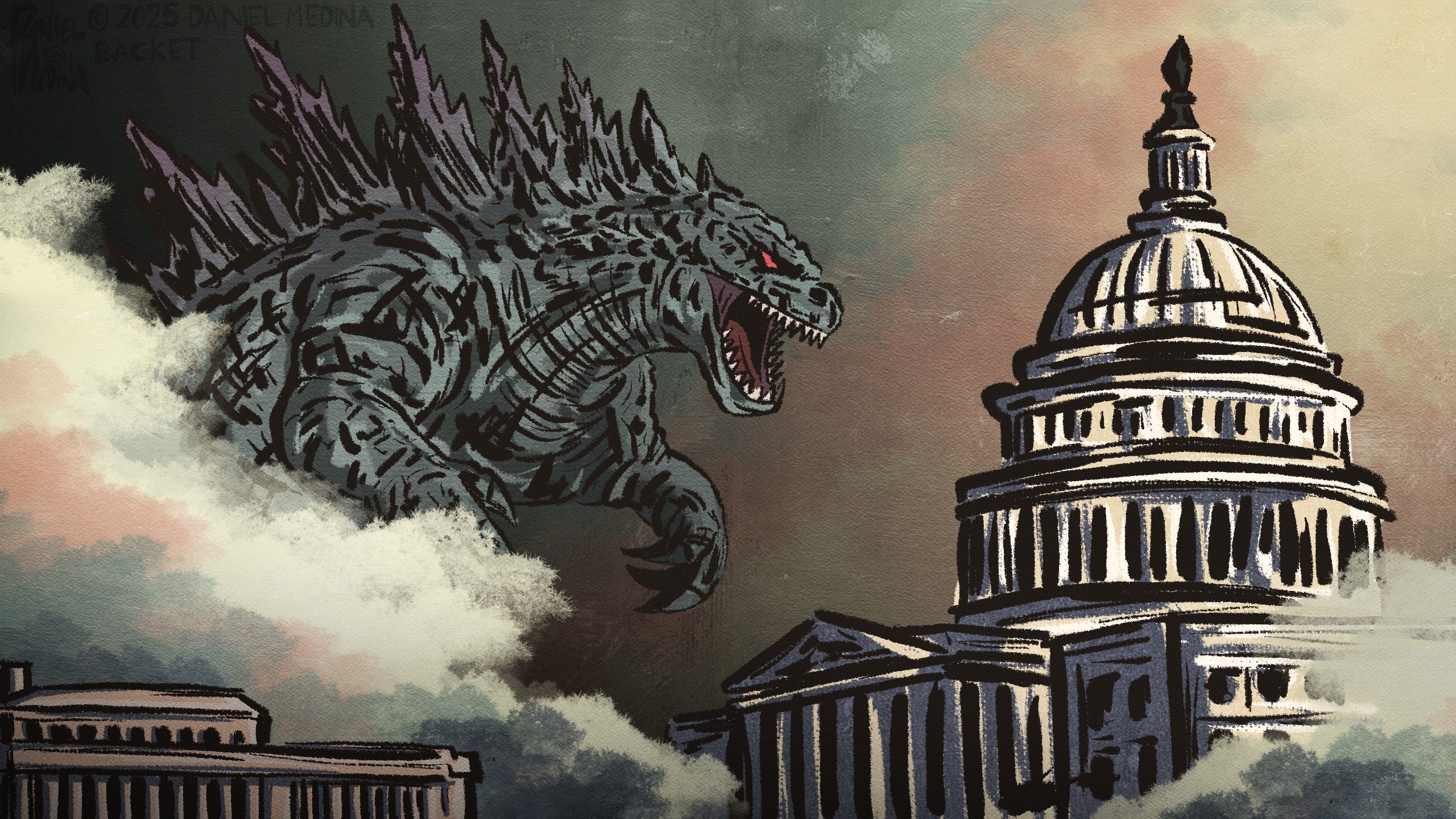 Nation Shrugs as Godzilla Eats Washington - by Matt Taibbi