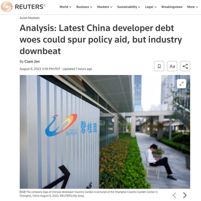 China Defaults Coming, What Will Xi Do?