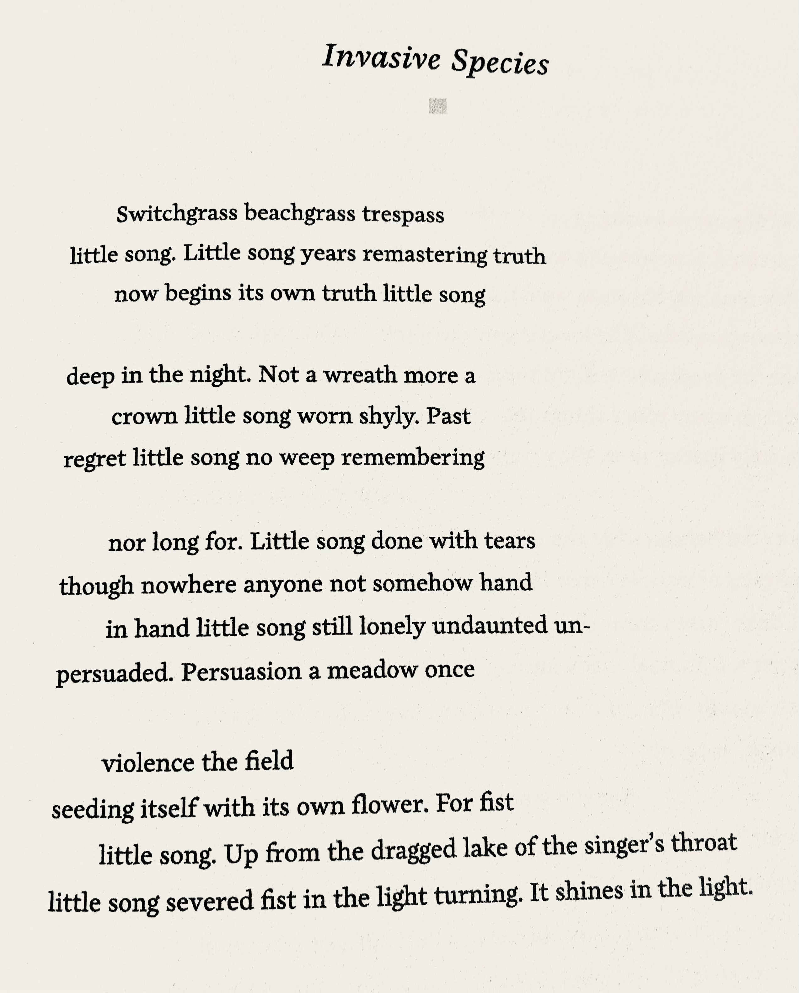 A Selection of Poems by Carl Phillips - Poetry Today