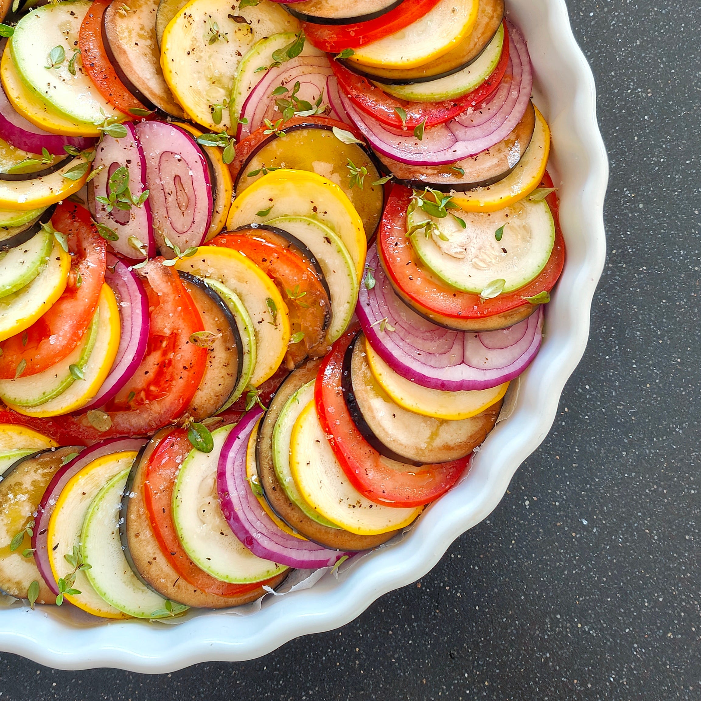 TARTE TIAN DE LEGUMES - by Simon Auscher