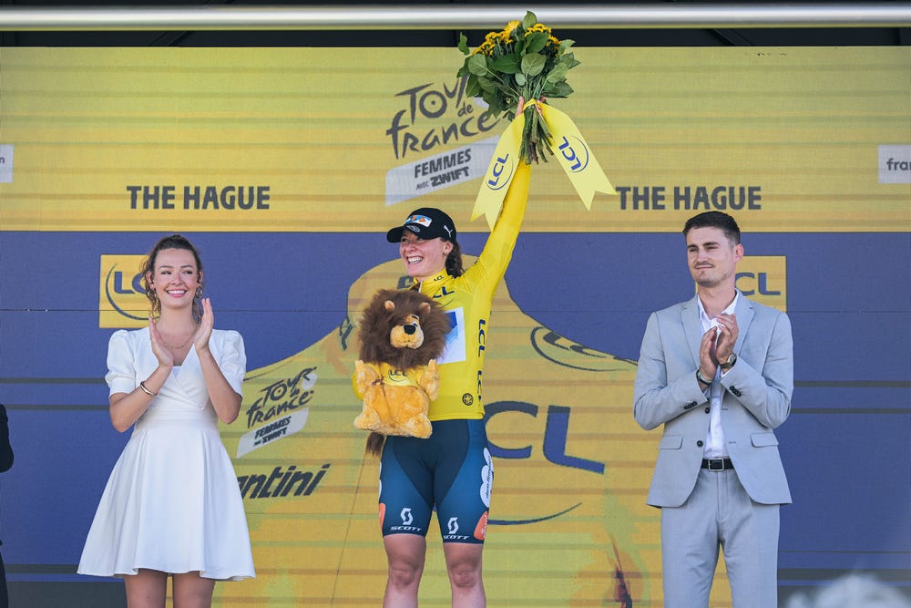 Tour de France Femmes avec Zwift stage 1 bulletin