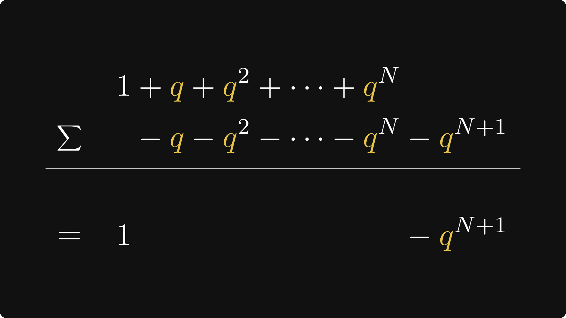 Epsilons, no. 1: The geometric series - by Tivadar Danka
