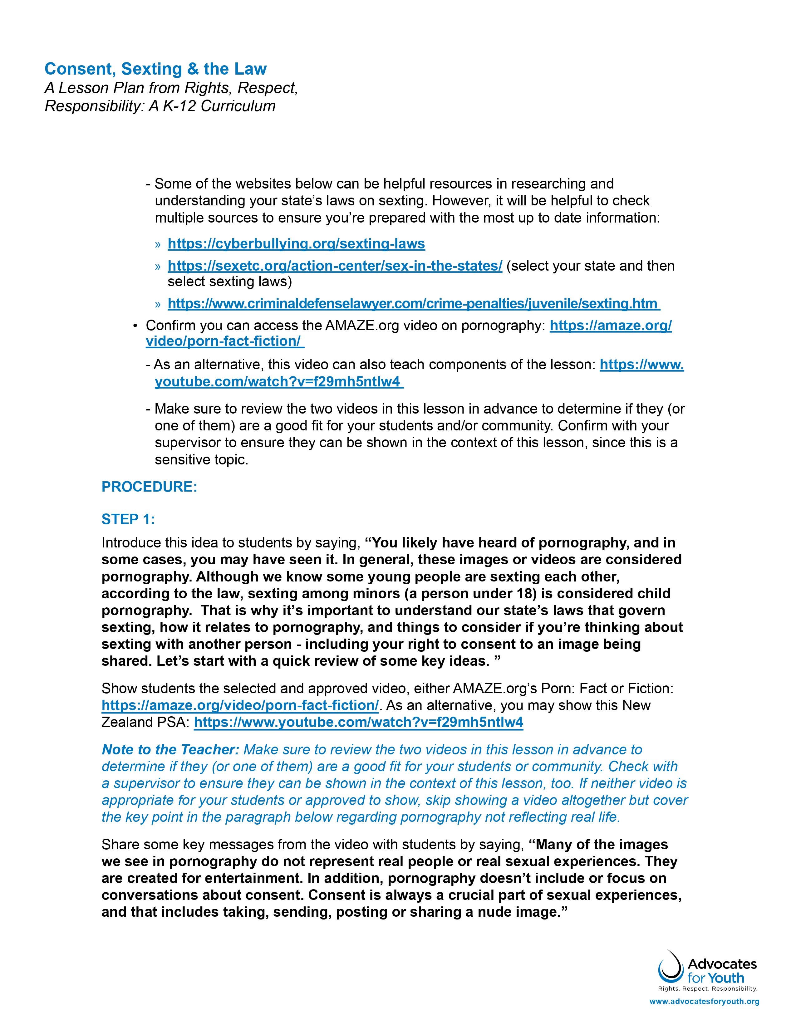 Only 1 MORE WEEK to Submit Your Comment on DESE'S "Porn Literacy ...