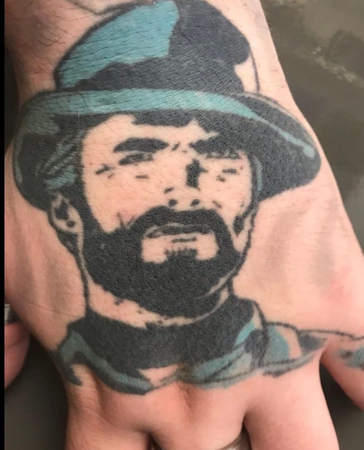 Tattoo - Clint Eastwood - by Linsey