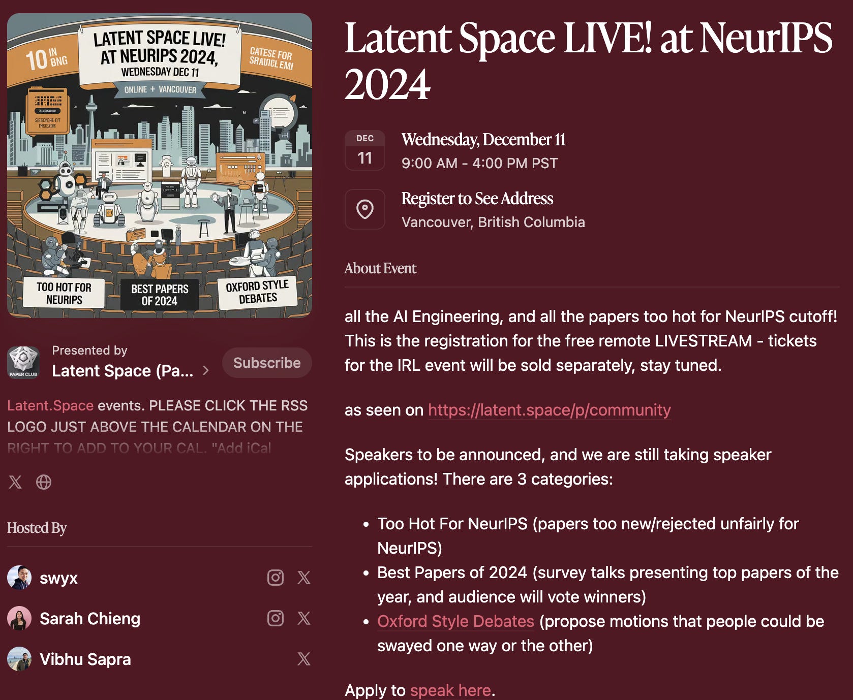 How to Run a Paper Club (also: LIVE at NeurIPS 2024!)