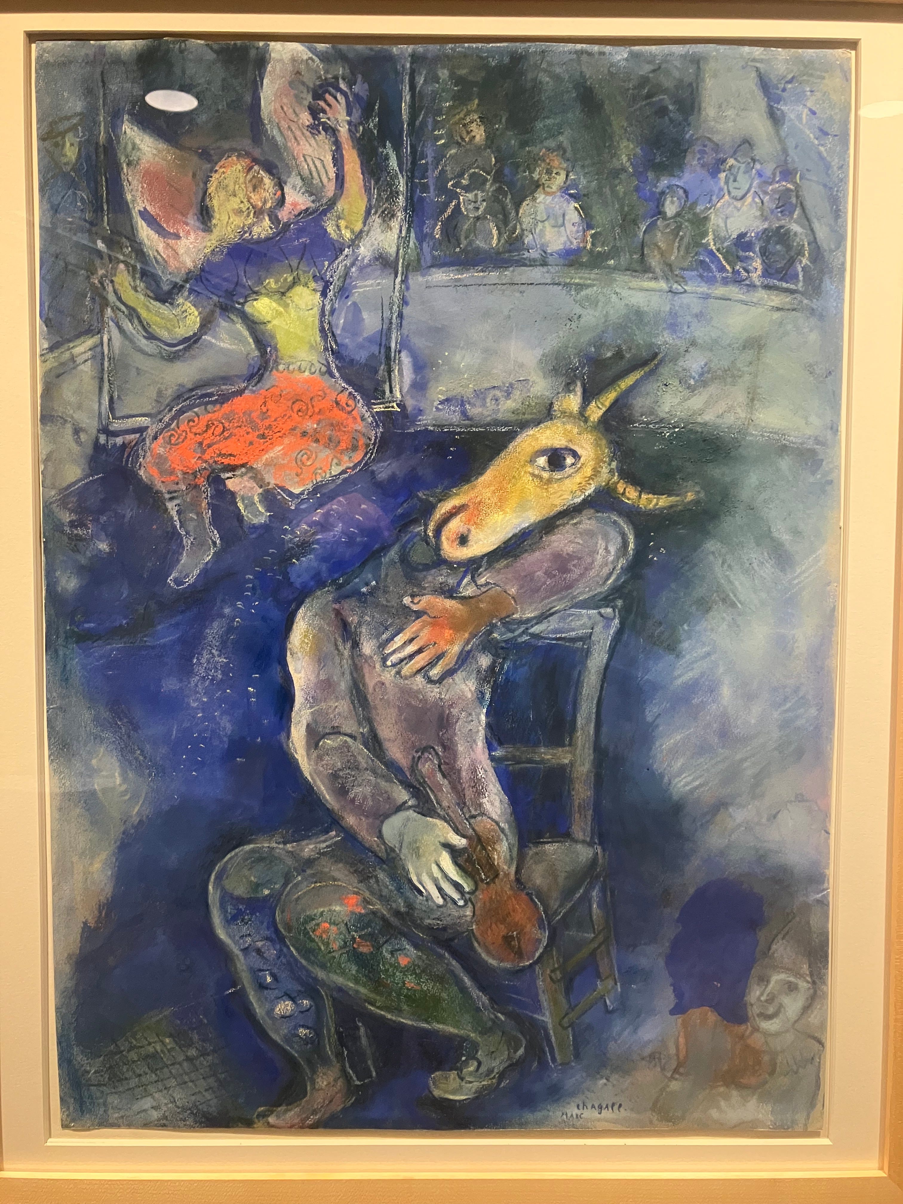 Marc Chagall, The Dream. 1939 - by Daniel Lieberman