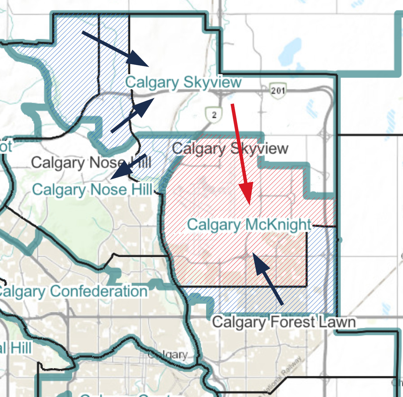 Conservatives win big on the new Alberta map