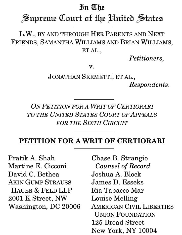 Chase Strangio on asking SCOTUS to review Tenn trans care ban