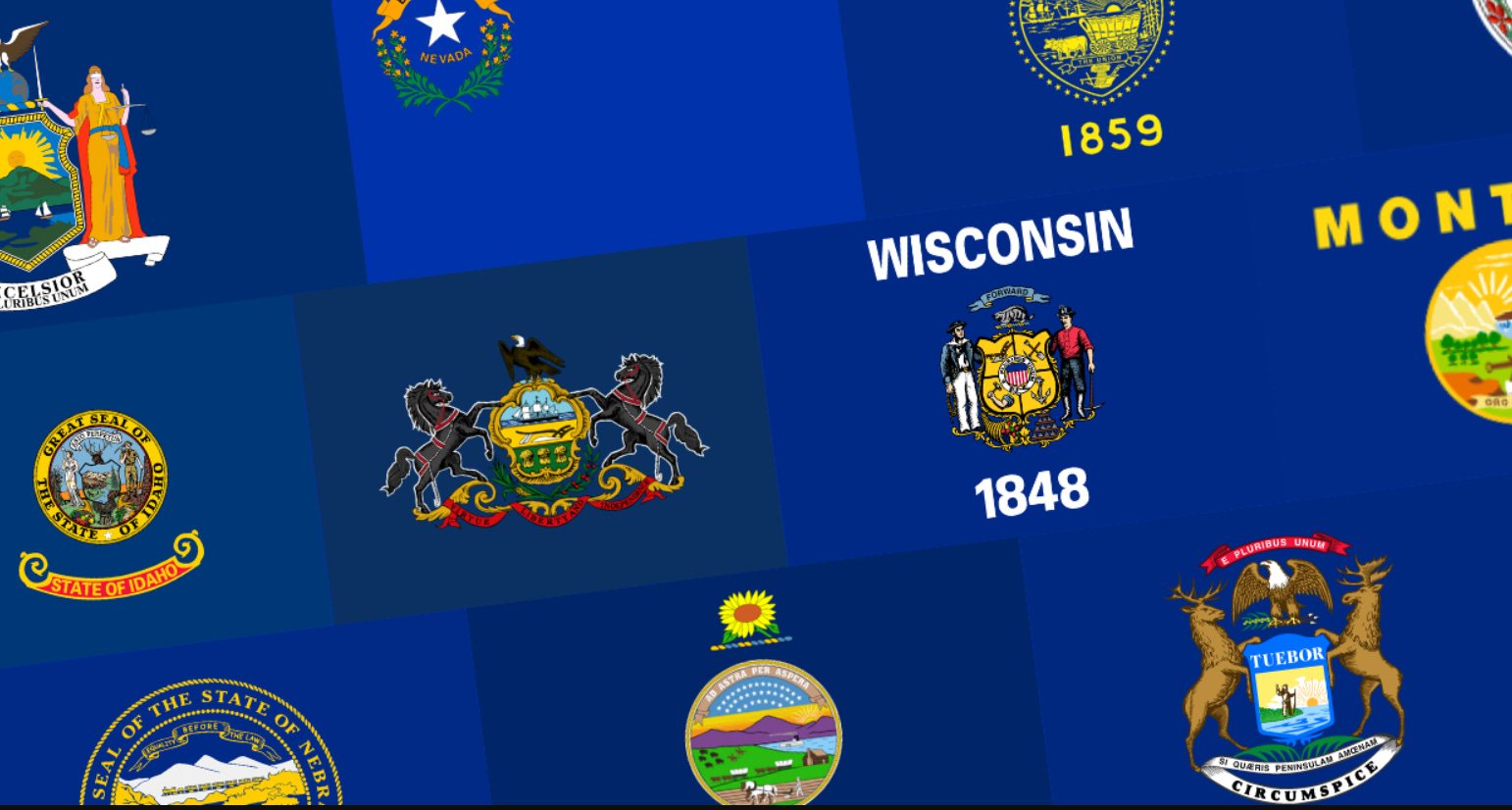 Utah State Flag - by Jan Spell