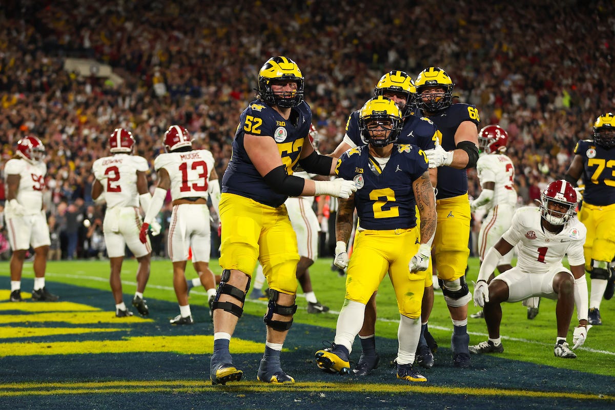 Wolverines Pull Out 'Glorious' Rose Bowl Win Over Alabama to Face ...