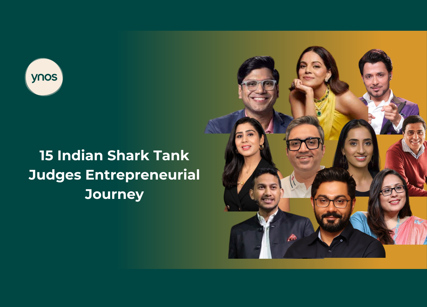 15 Shark Tank Indian Judges Entrepreneurial Journey