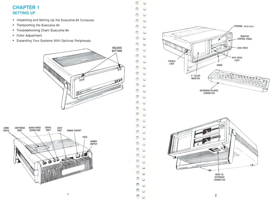 Commodore SX-64 -- The first color, portable computer