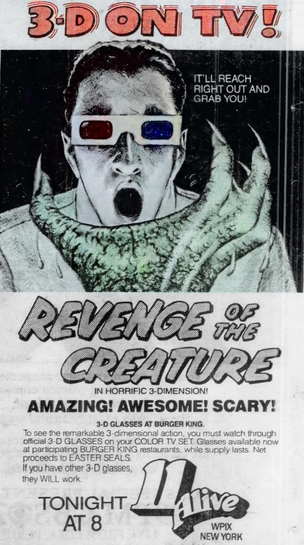 WPIX Revenge of the Creature in 3D - The Retroist