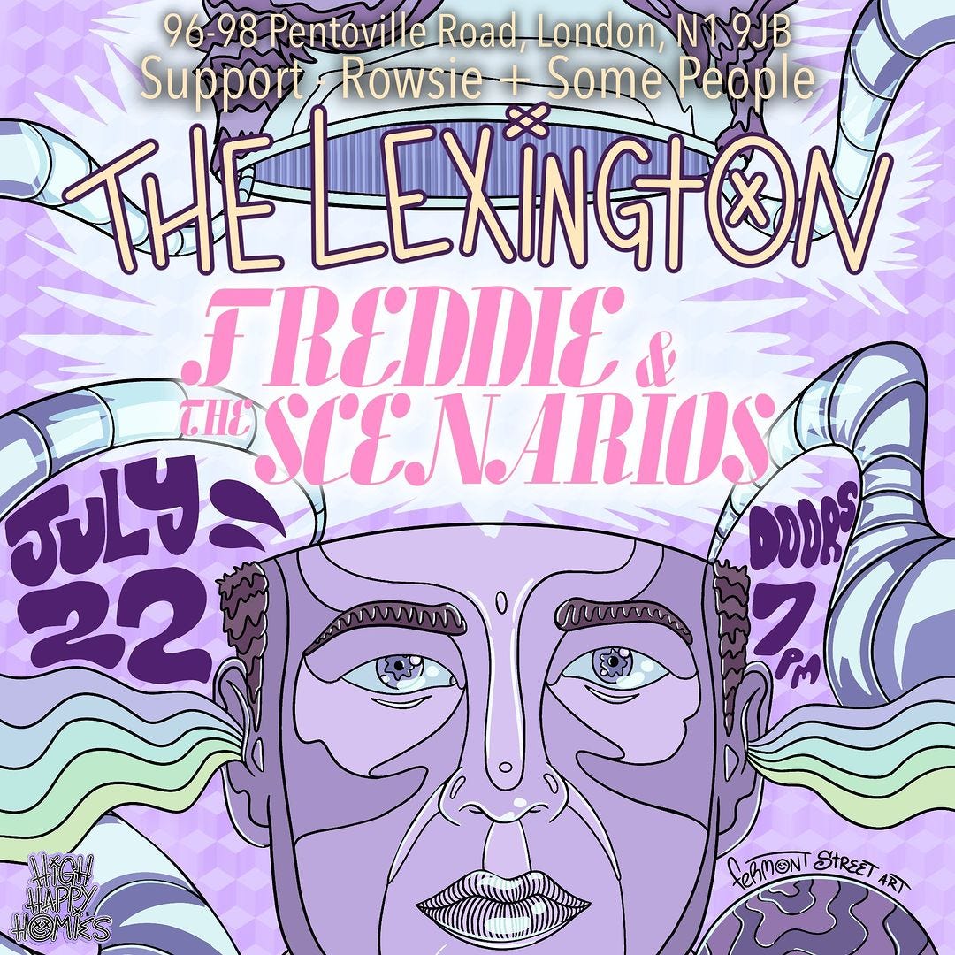 Interview with Freddie Cowan (Freddie and the Scenarios)