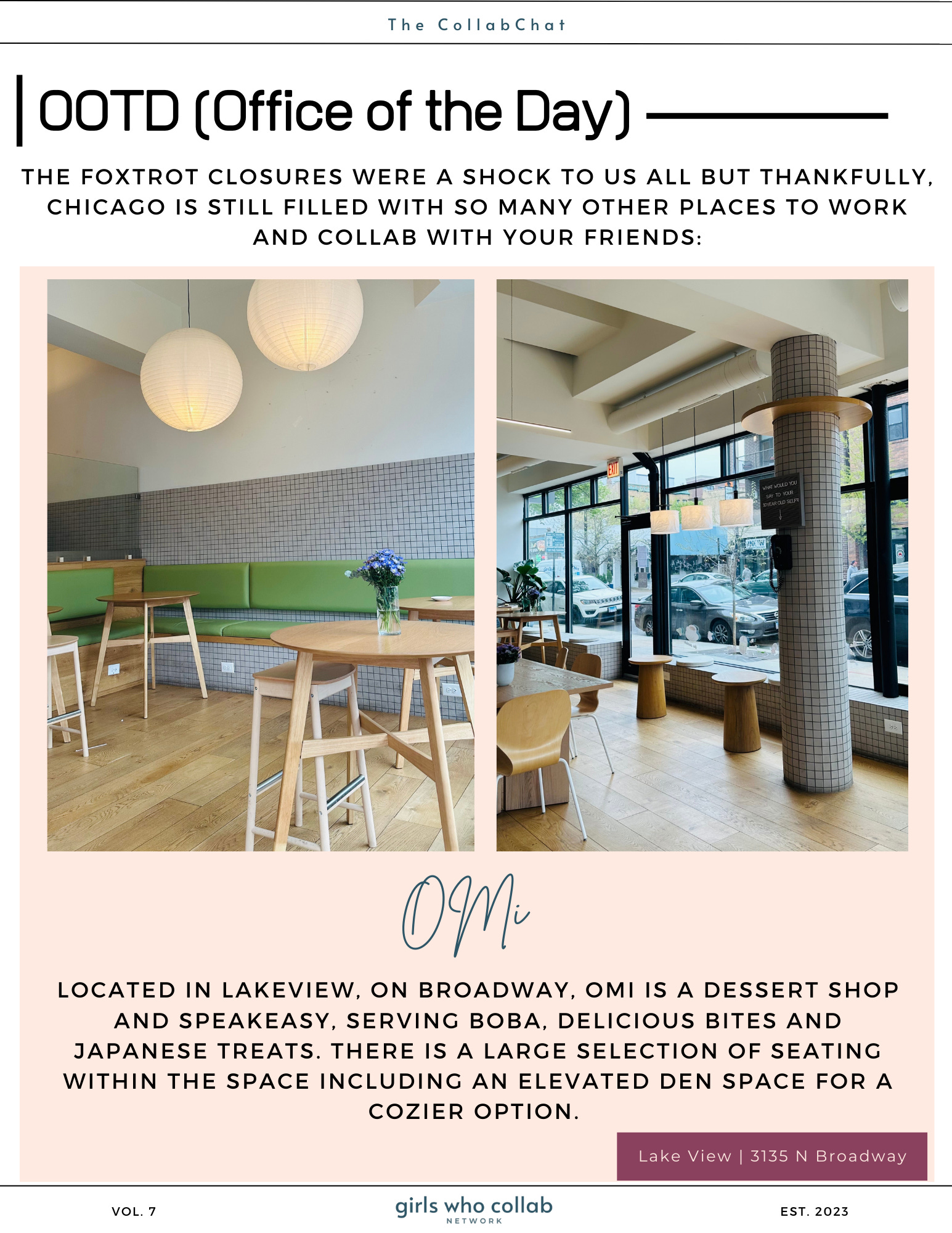 The CollabChat | Vol.7 - by Girls Who Collab