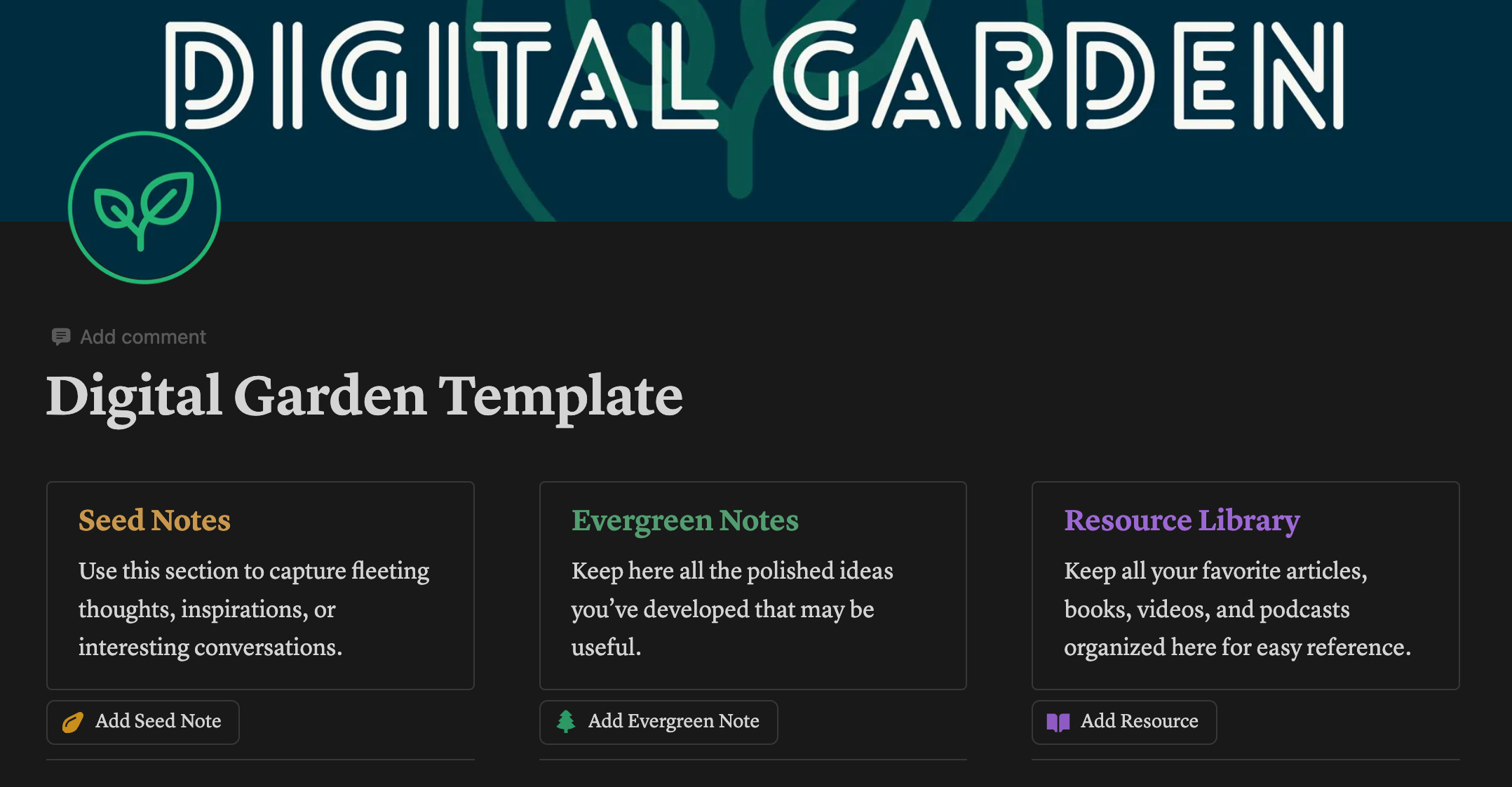 The Ultimate Guide to Building a Digital Garden (with a Free Notion ...
