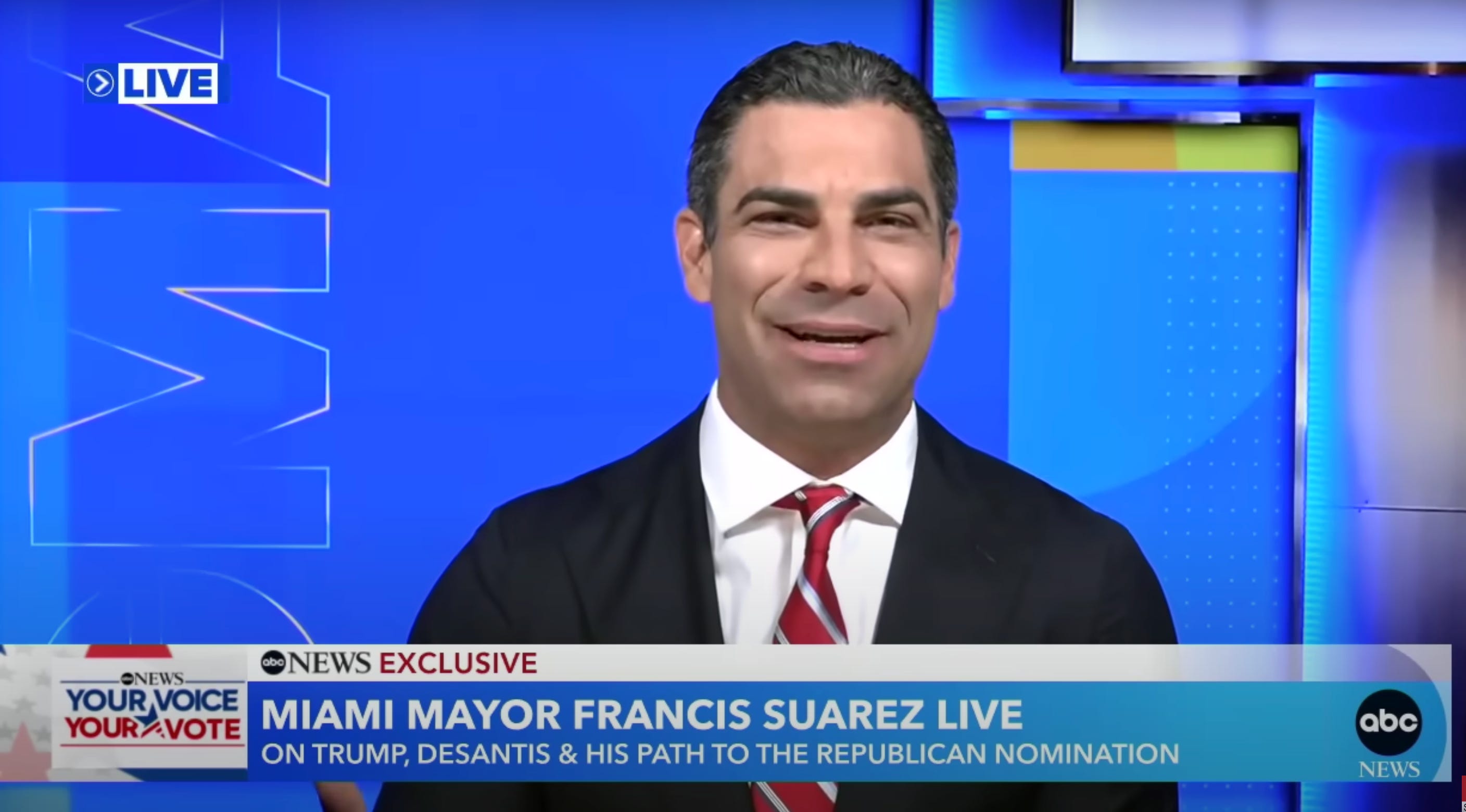 Miami GOP Mayor Francis Suarez Continuing Presidential Run On 'Can't Jail Me' Platform