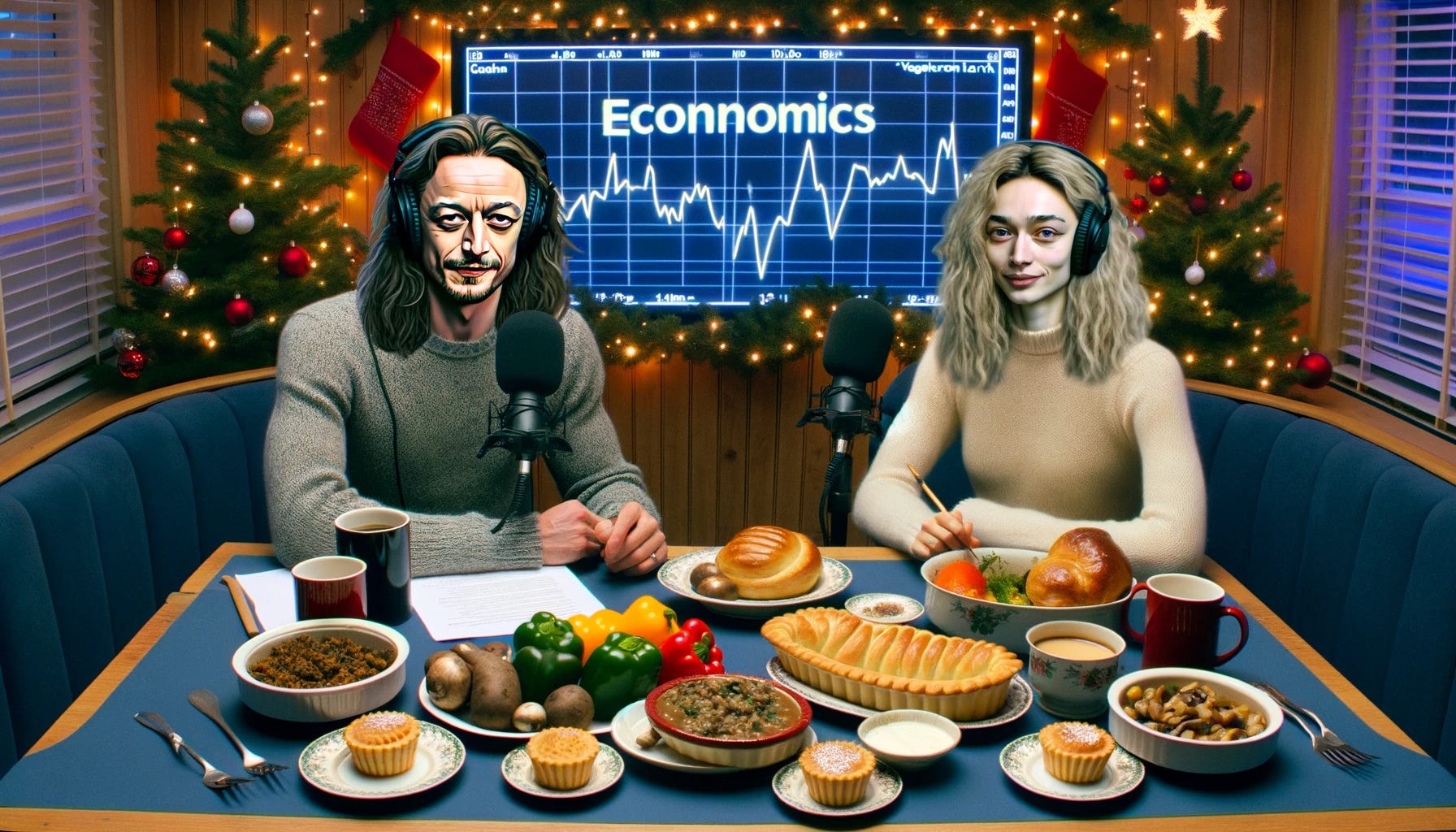 Christmas table chat with Gulnara - by Matt Nolan