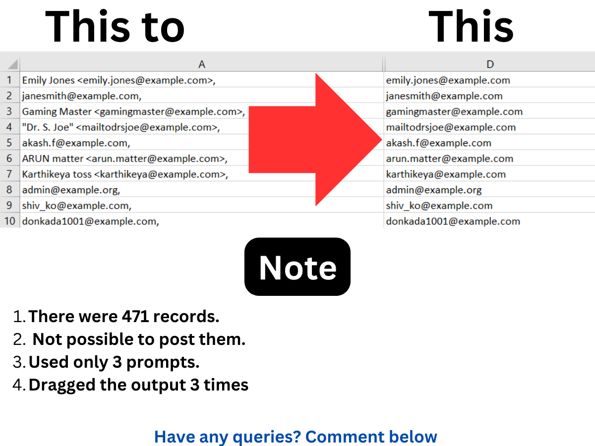 How to Use AI to Structure an Unstructured Column in Excel