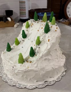 #152: Creating The Ski Trail Cake