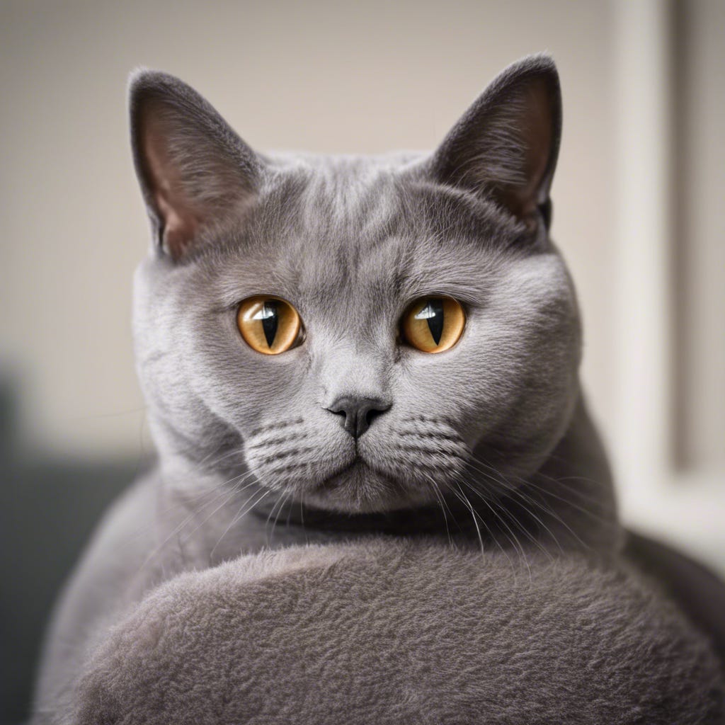 British Short Hair Cat - DallasPetClub’s Substack