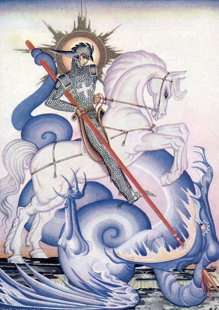Saint George and the Dragon - by Mark Watkins