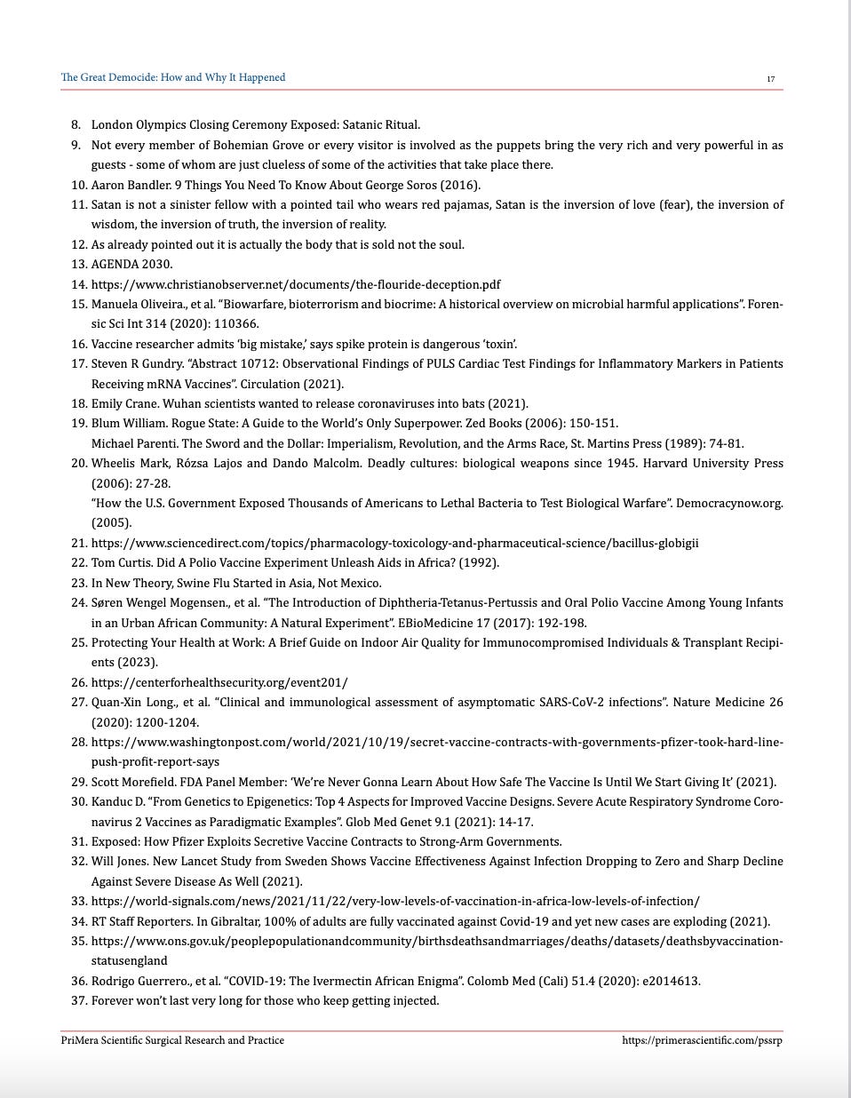 The Great Democide: How and Why It Happened