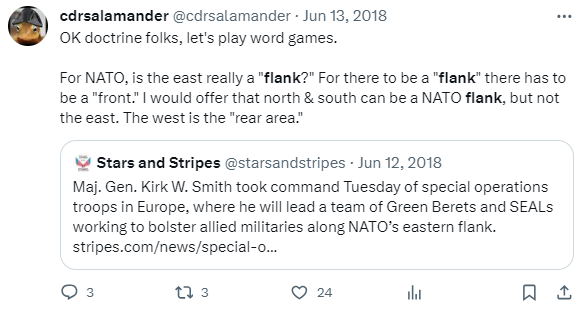 Front or Flank: the Importance of Words - CDR Salamander