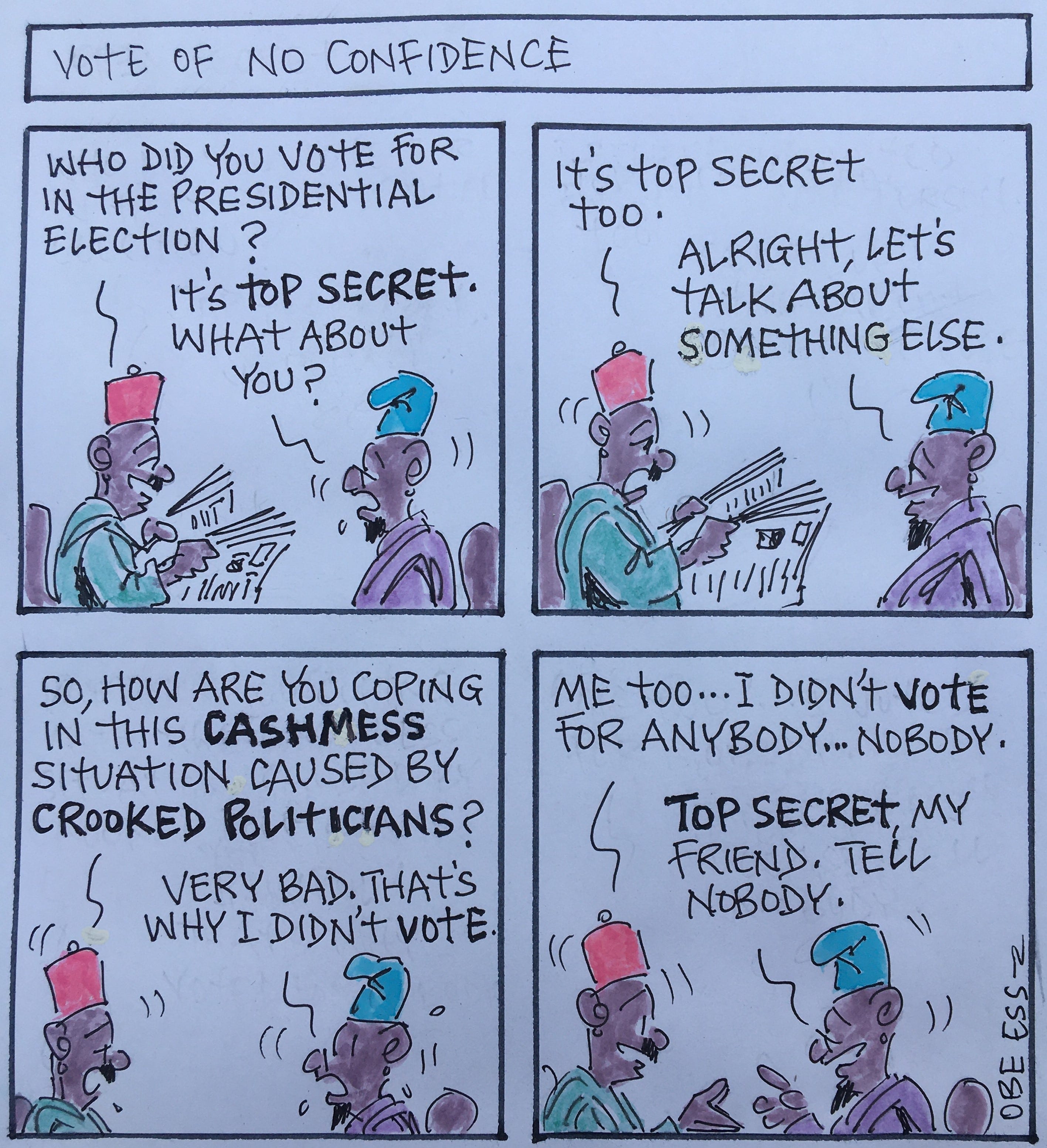 The CONmedians - by Obe Ess - Obe’s Newsletter