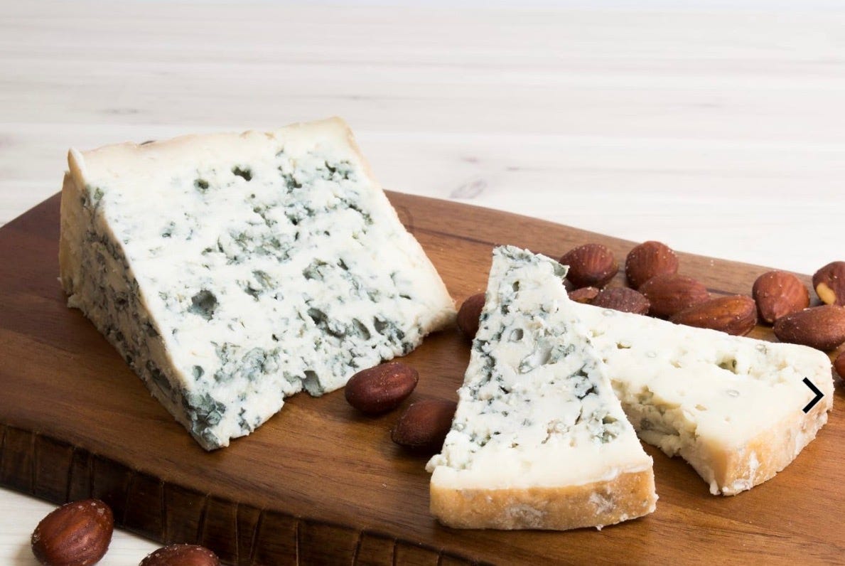 My mother taught me to love blue cheese