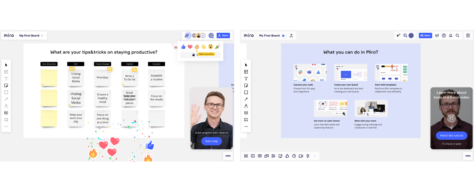 The evolution of Miro's user onboarding