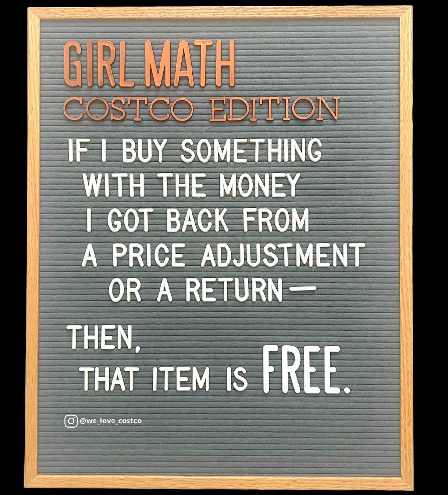 The Economics of "Girl Math" - by Jadrian Wooten