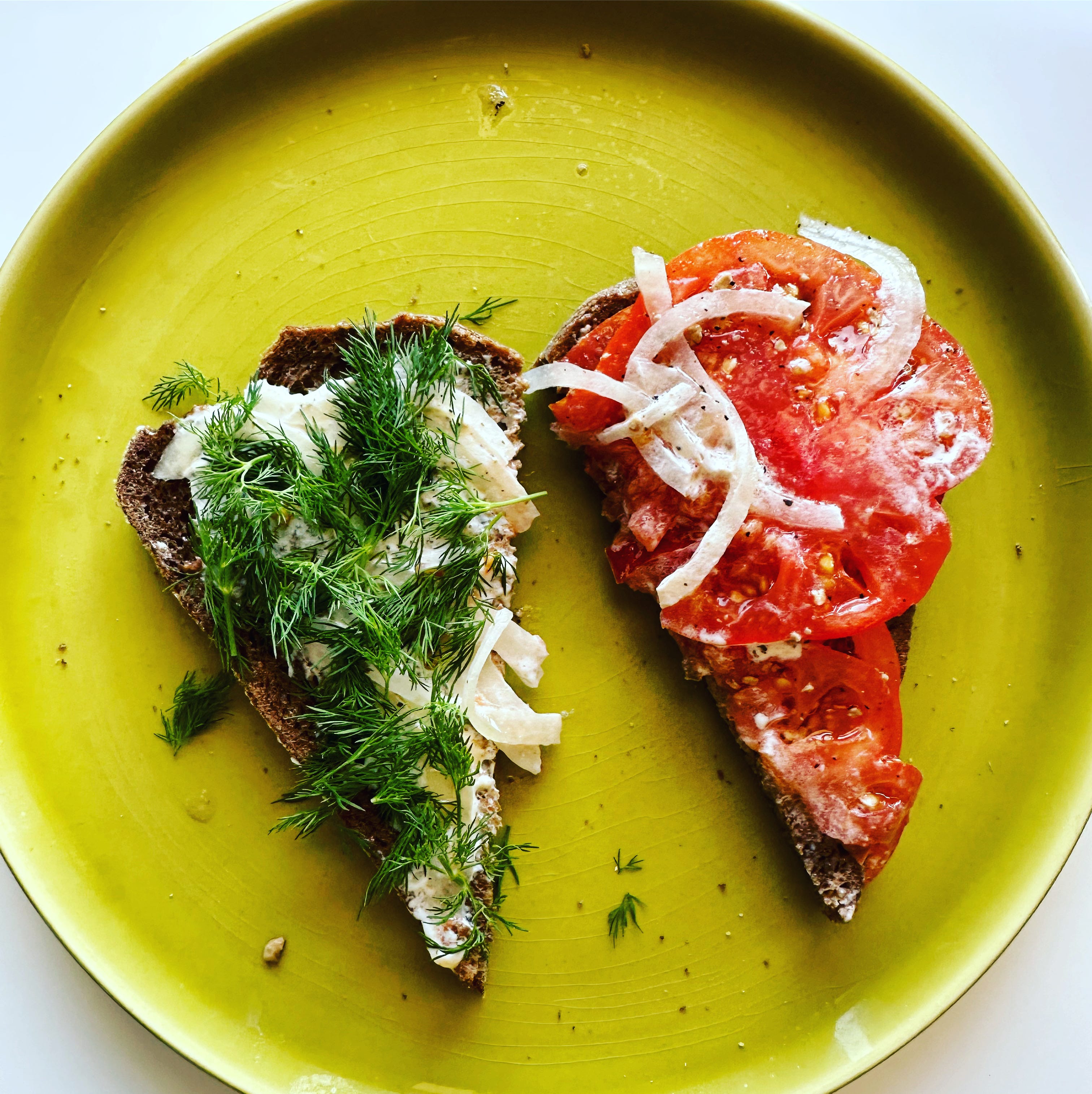 A Salady Sandwich and a Sandwichy Salad - by emily nunn