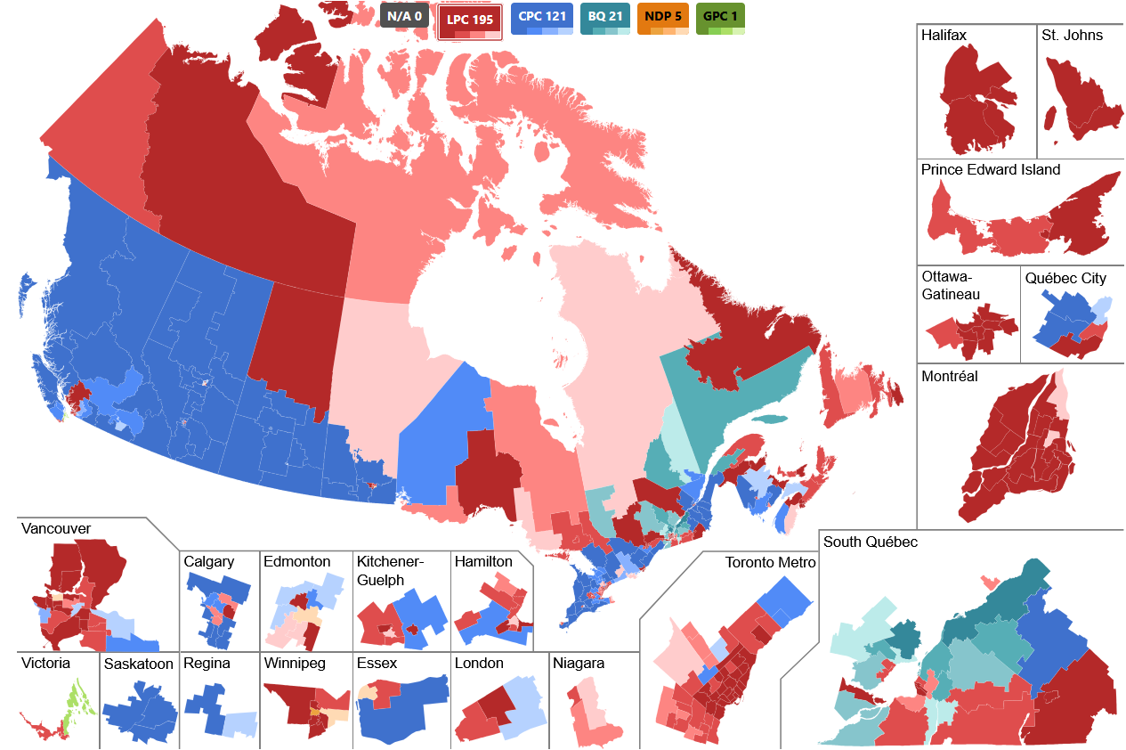 E-30: Liberals Hold Nine Point Lead In Ontario