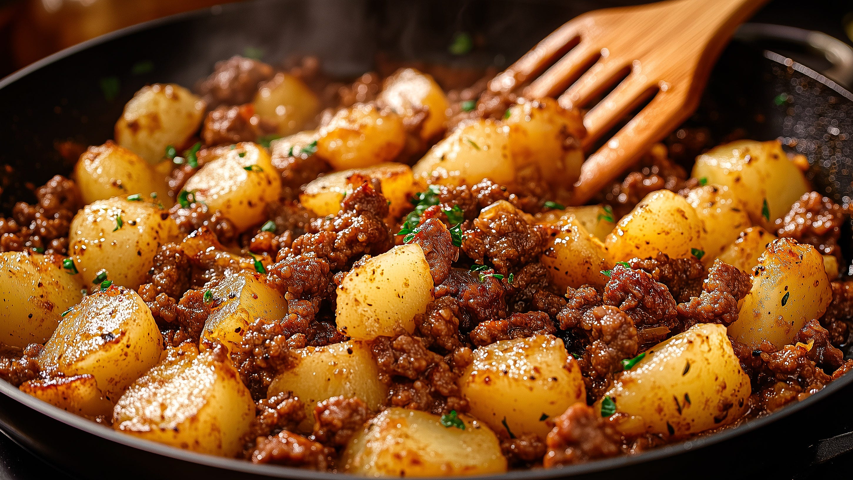 Just Potato and Ground beef! Simple and So Delicious!