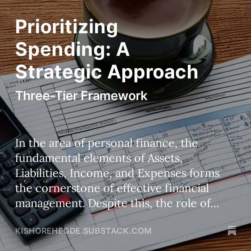 Prioritizing Spending: A Strategic Approach
