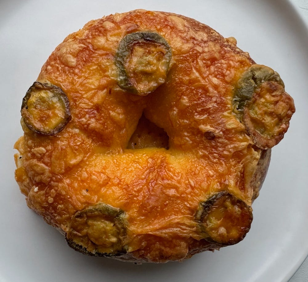 The Seattle jalapeño cheddar bagel jamboree: Loxsmith Bagels